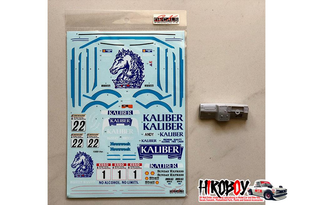 1:24 Ford Sierra RS500 Kaliber #22 #1 Decal (Tamiya) c/w Resin Dash ...