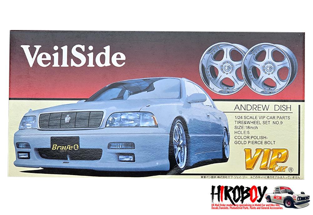 1:24 VeilSide Andrew Dish 18" Wheels, Decals and Tyres #09 | AOS-024485 ...