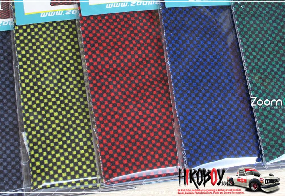 1:24 Grid Pattern Carpet Fabric | ZT071 | ZoomOn