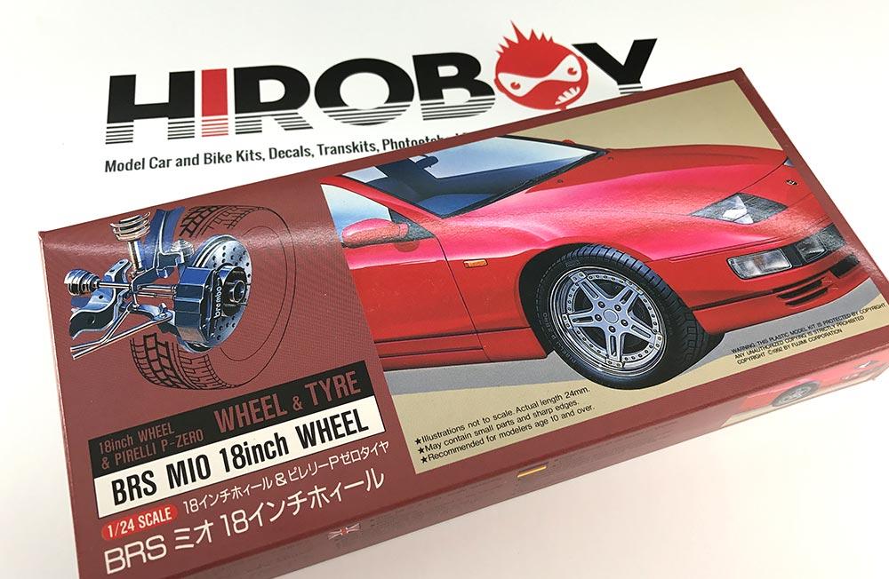 1:24 18" BRS MI0 Wheels and Tyres (c/w Brake Discs) | FUJ-19134 | Fujimi