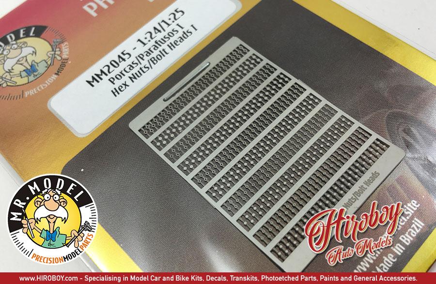 1:24 Hex Nuts and Bolts | MM2045 | Mr Model