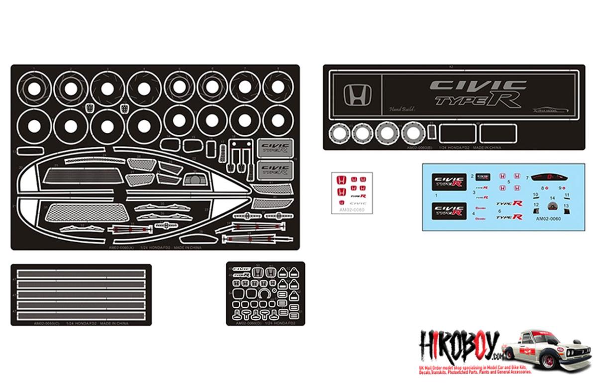 1:24 Honda Civic Type-R FD2 - Full Resin Model Kit | AM02-0060 | Alpha ...