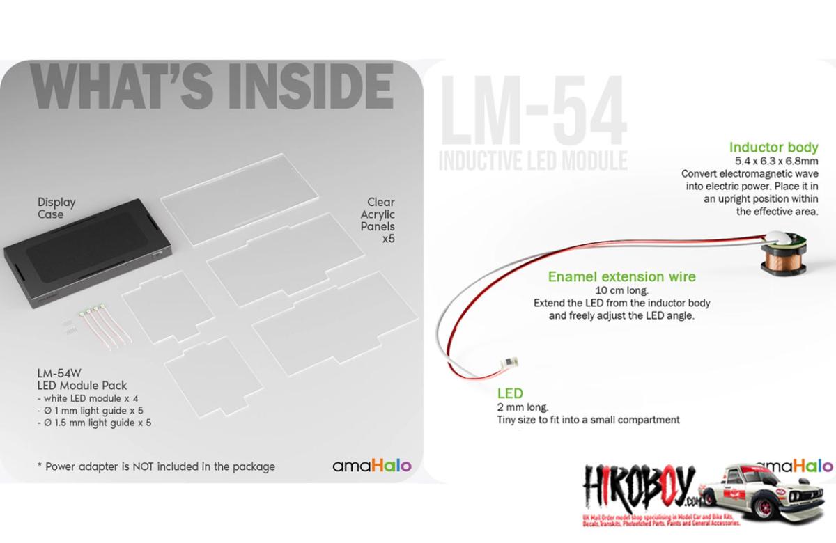 1:24 Inductive Display Case Set | CA-101 | amaHalo