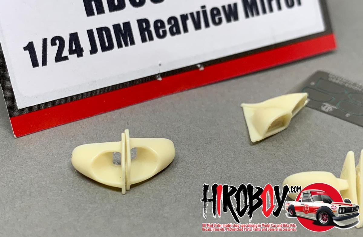 1:24 JDM Mirrors (3 Designs + PE) | HD03-0560 | Hobby Design