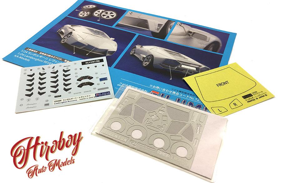 1:24 Lamborghini Reventon c/w PE Detail Up Parts | FUJ-125596 | Fujimi