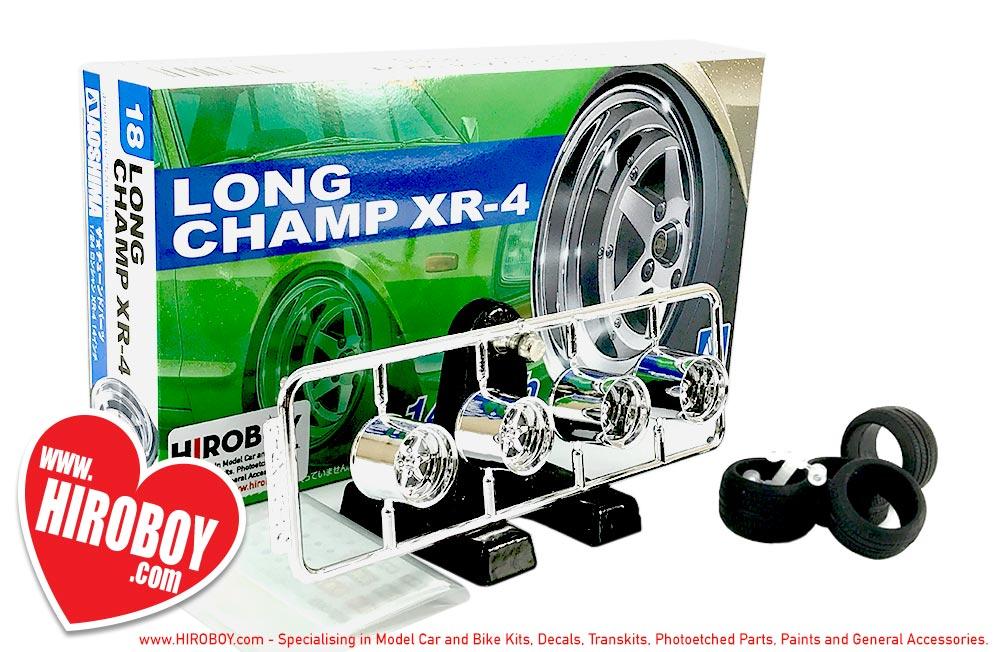 1:24 Long Champ XR-4 14" Aoshima Wheels and Tyres | AOS-052570 | Aoshima