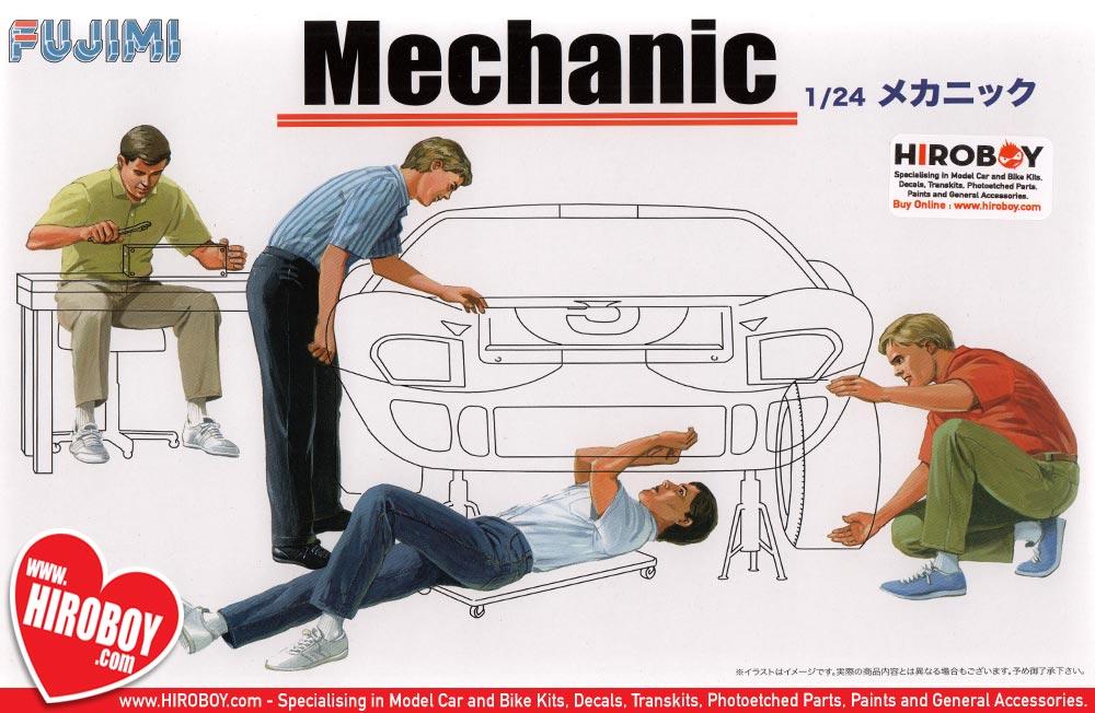 1:24 Mechanic Figure Set | FUJ-114903 | Fujimi