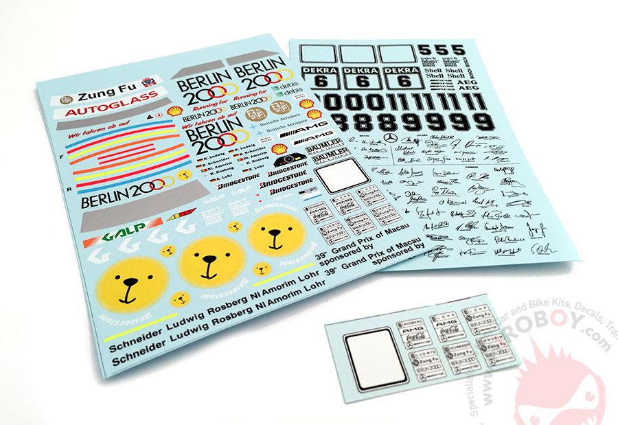 1:24 Mercedes-Benz 190E "Berlin 2000" 1992 DTM & Macau Decals | MSMD188 ...