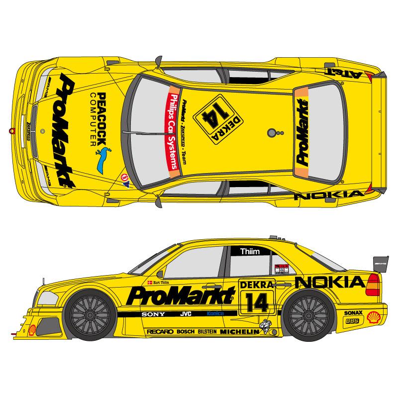 1:24 Mercedes C-Class DTM ProMarkt C 1994 Decals (Tamiya) | SHK-D246 ...