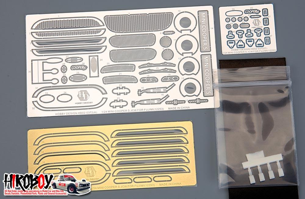 1:24 Mini Cooper S John Cooper Works Kit (for Fujimi 12253)（PE+Resin ...