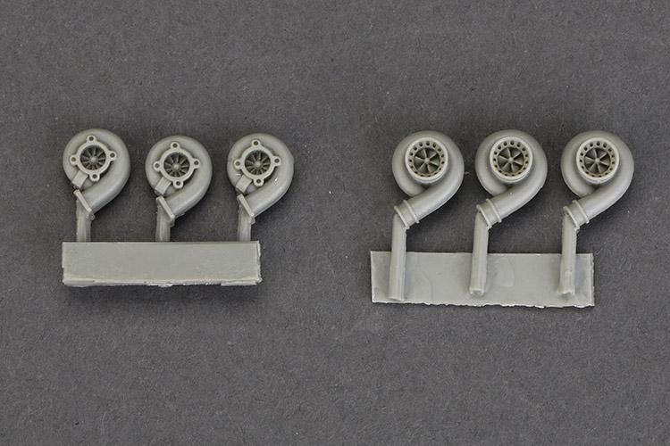 1:24 Big Turbo Kits (Resin) x3 | HD03-0393 | Hobby Design