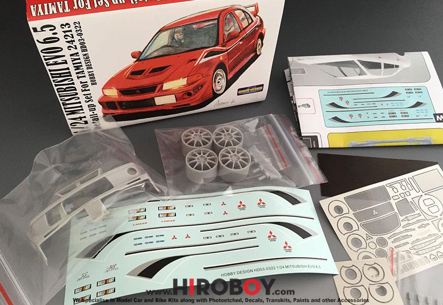 1:24 Mitsubishi Evo 6.5 (TME) Detail Set (Resin) for Tamiya | HD03-0322 ...