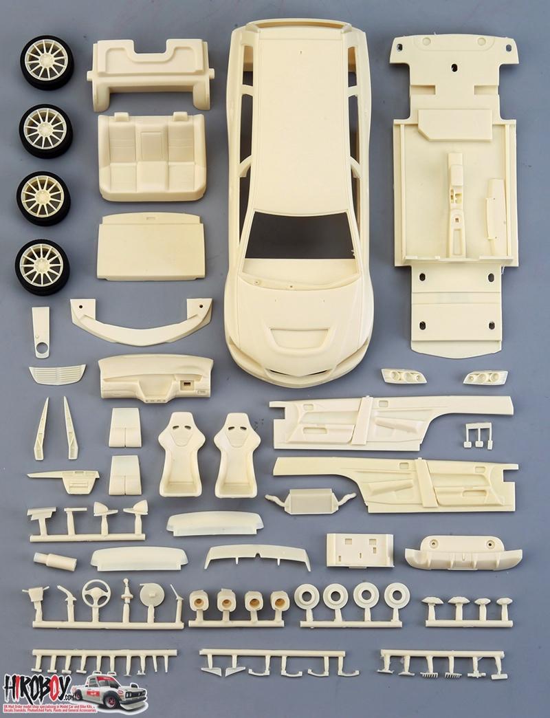 1:24 Mitsubishi Lancer Evo9 Wagon - Full Resin Model Kit | AM02-0045 ...