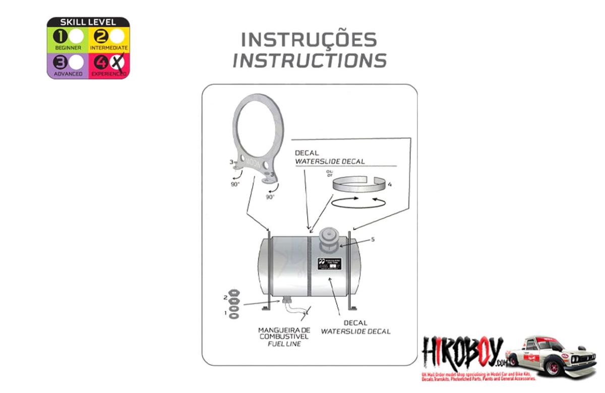 1:24 Moon Tank Dragster Fuel Tank | MM1072 | Mr Model