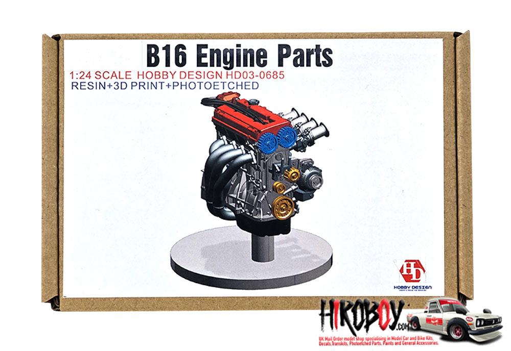 1:24 Honda B16 Engine Kit | HD03-0685 | Hobby Design