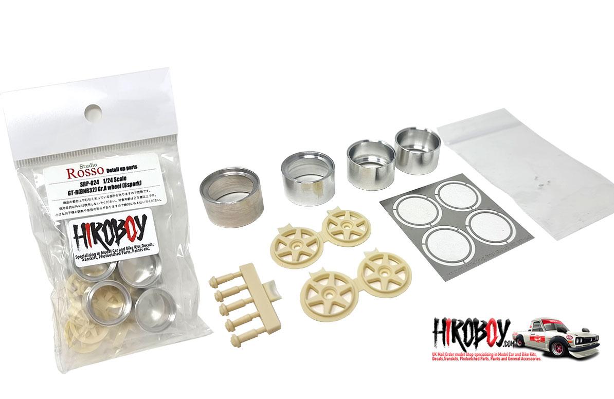 1:24 Nissan GT-R (BNR32) Gr.A Wheels (set of 4) | SRP-024 | Studio Rosso
