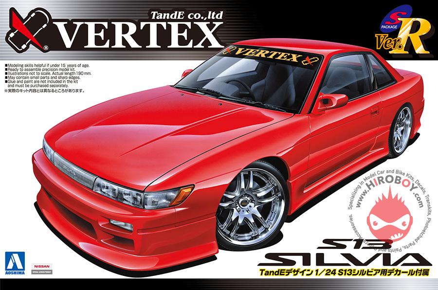 1:24 Nissan Silvia S13 Vertex | AOS-05334 | Aoshima