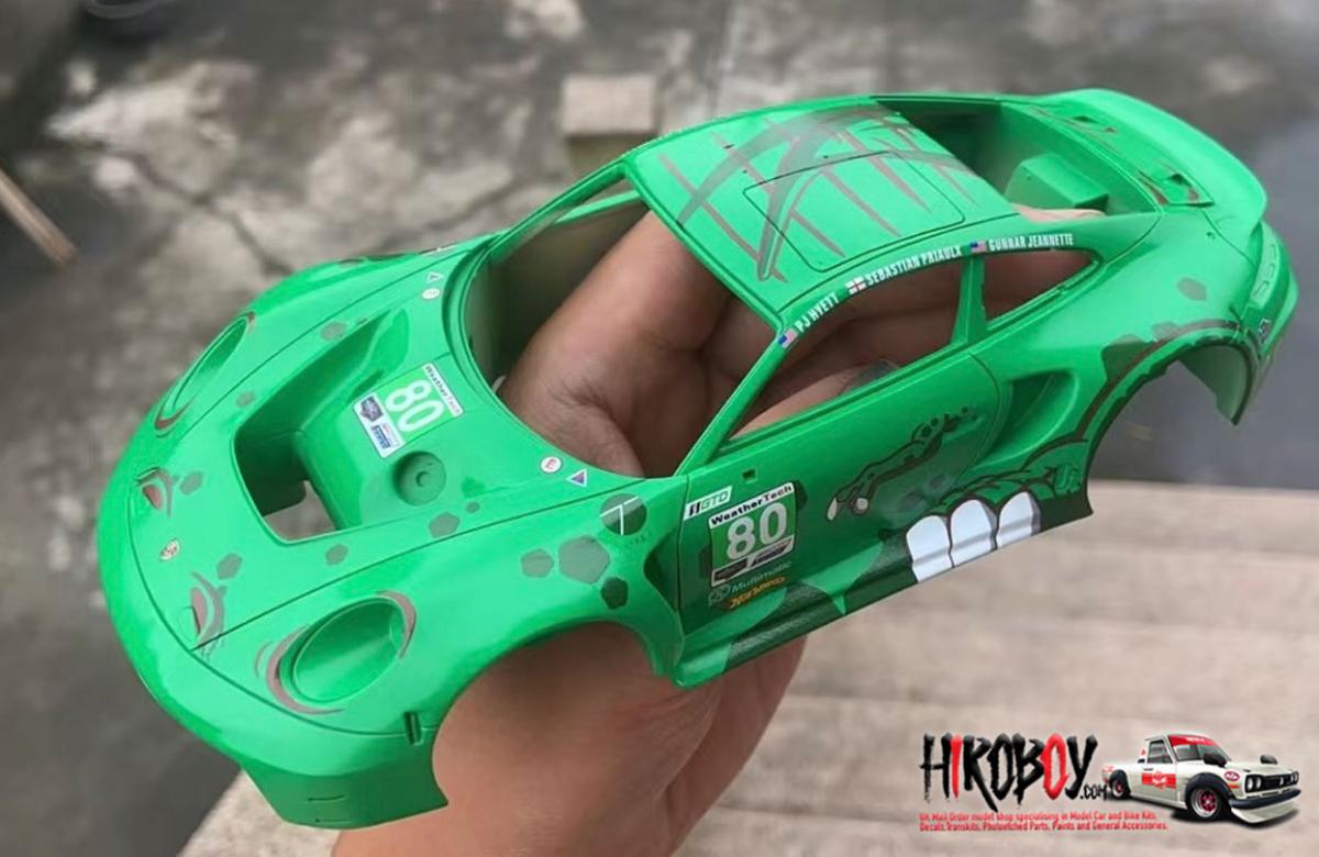 1:24 Porsche 911 GT3R Rexy Livery (GT3R Rawr) - Full Resin Model Kit ...