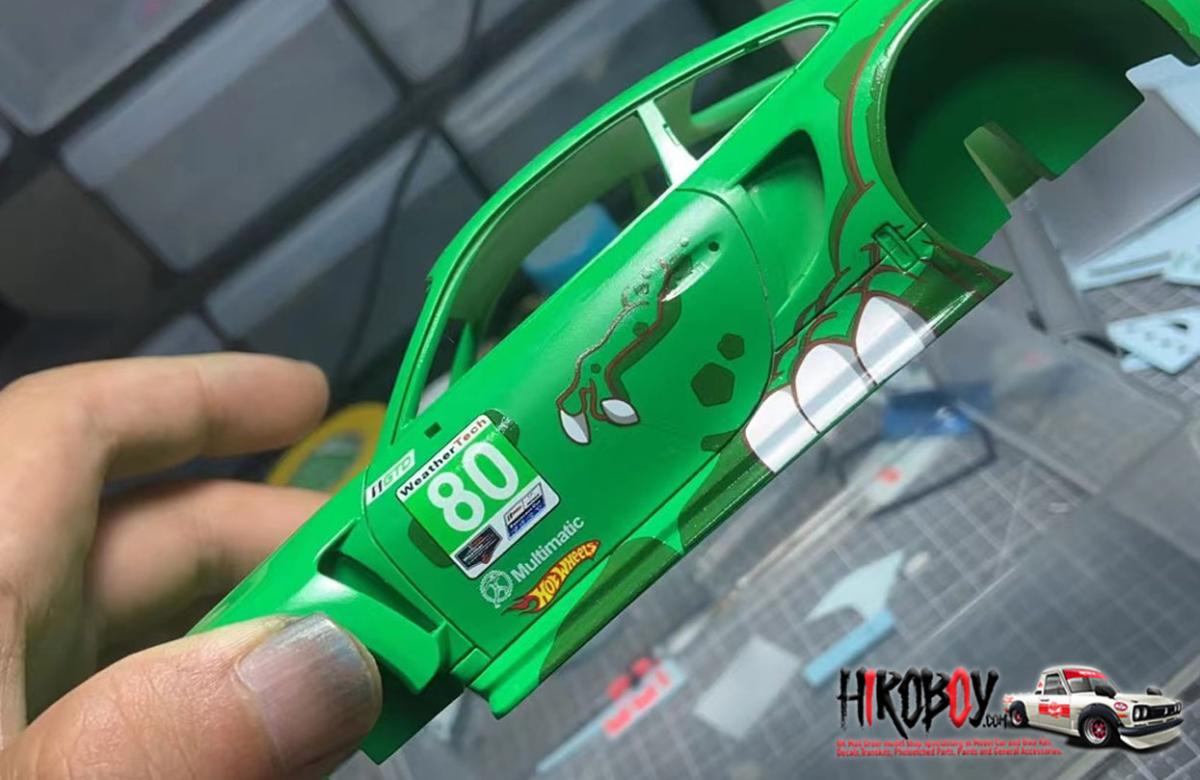 1:24 Porsche 911 GT3R Rexy Livery (GT3R Rawr) - Full Resin Model Kit ...