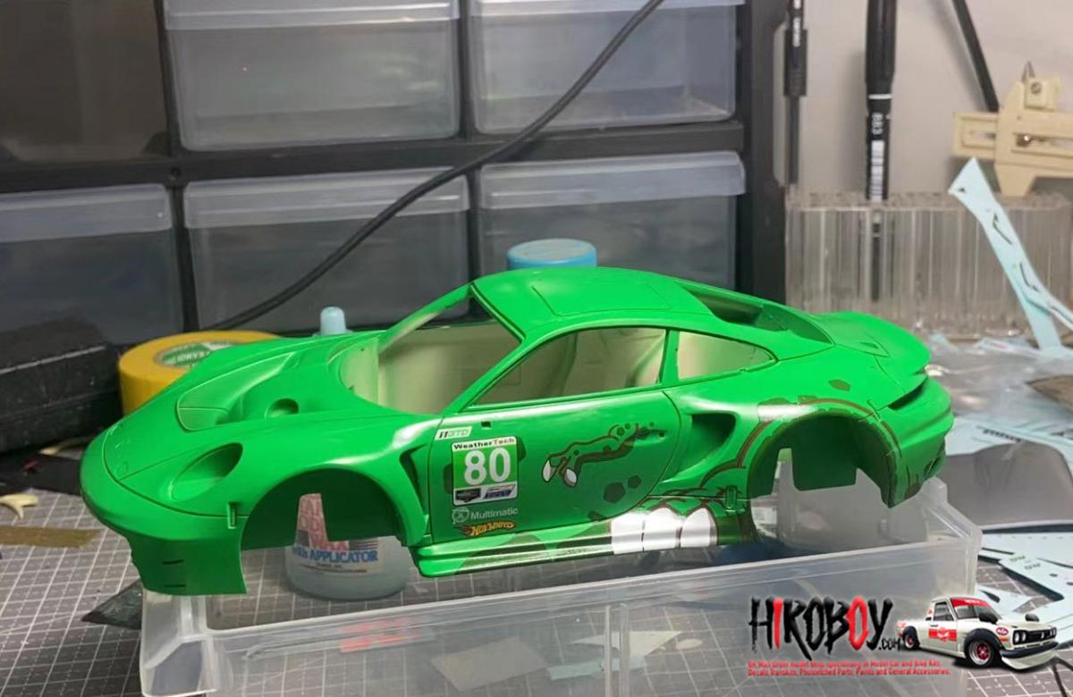 1:24 Porsche 911 GT3R Rexy Livery (GT3R Rawr) - Full Resin Model Kit ...