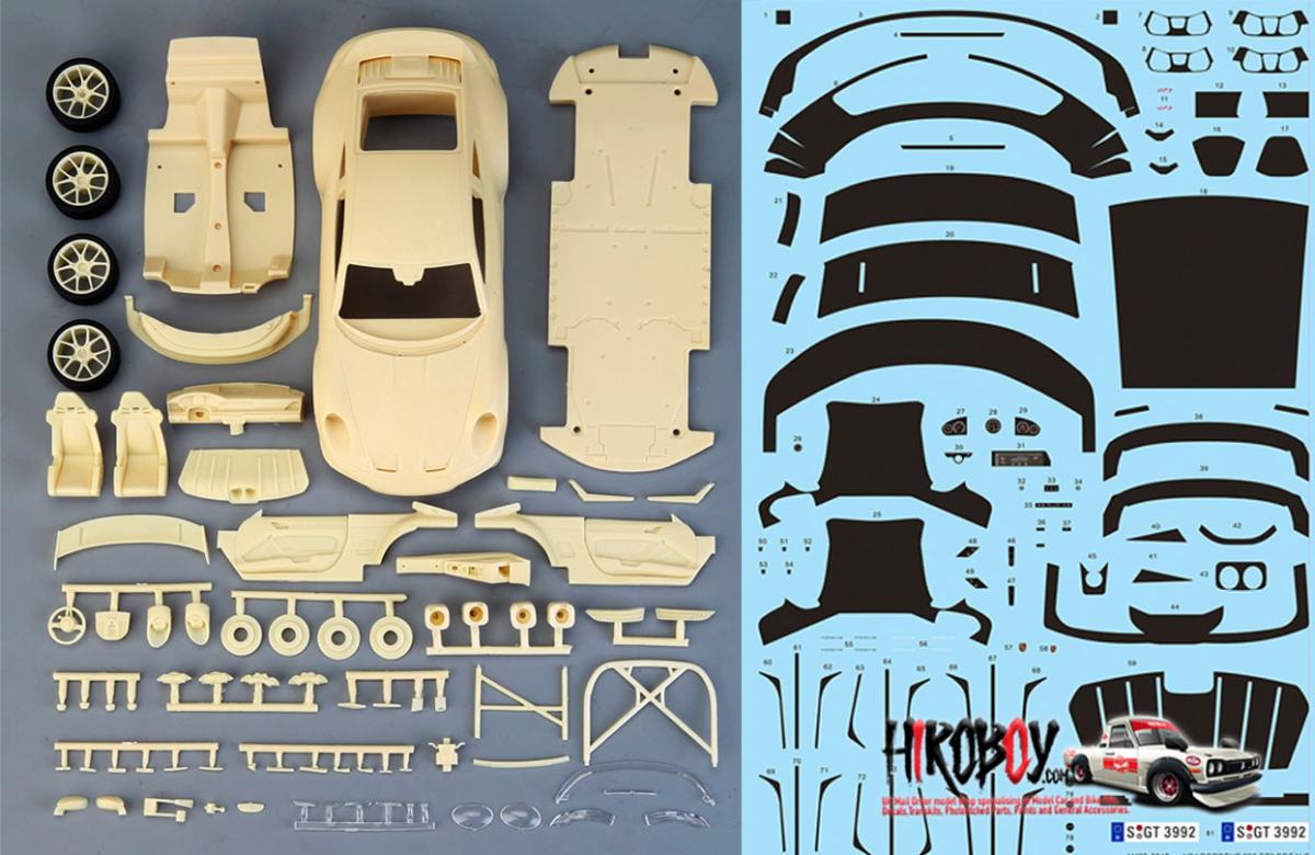 1:24 Porsche 911 (992) GT3 - Full Resin Model Kit | AM02-0047 | Alpha ...