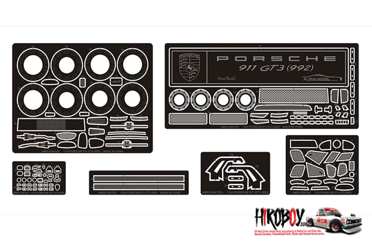 1:24 Porsche 911 (992) GT3 - Full Resin Model Kit | AM02-0047 | Alpha ...