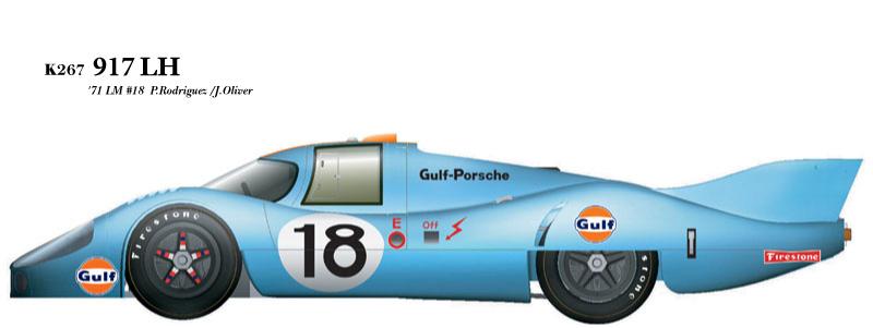 1:24 Porsche 917LH-71 no.18 Multi-Media Model Kit | MFH K267 | Model ...