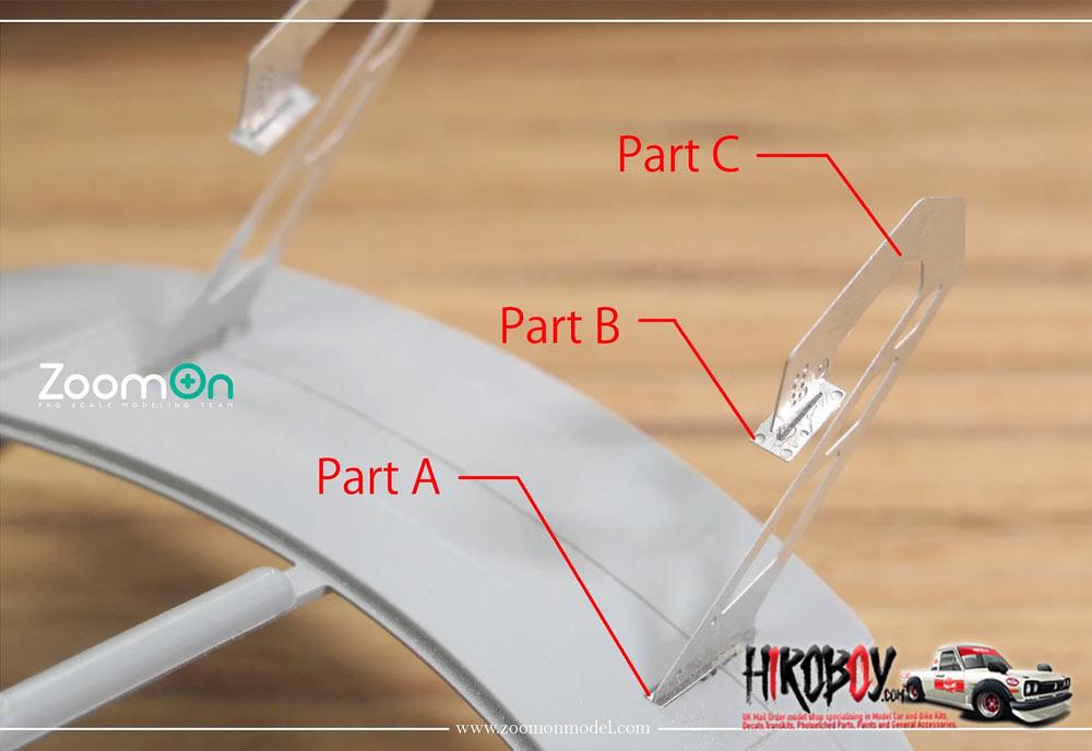 1:24 R8 LMS GT3 Evo II Rear Spoiler | Z123 | ZoomOn