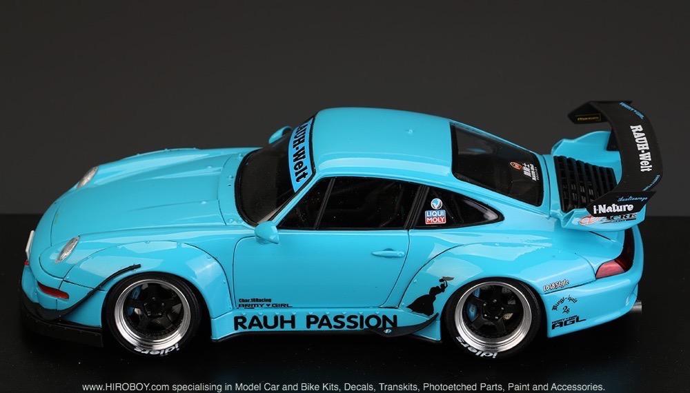 1:24 RWB Porsche 993 Widebody Kit For Ver. "Rauh Passion" (Resin+PE ...