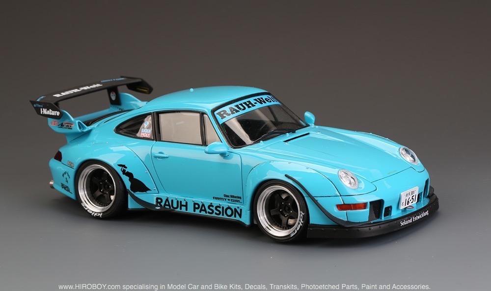 1:24 RWB Porsche 993 Widebody Kit For Ver. "Rauh Passion" (Resin+PE ...