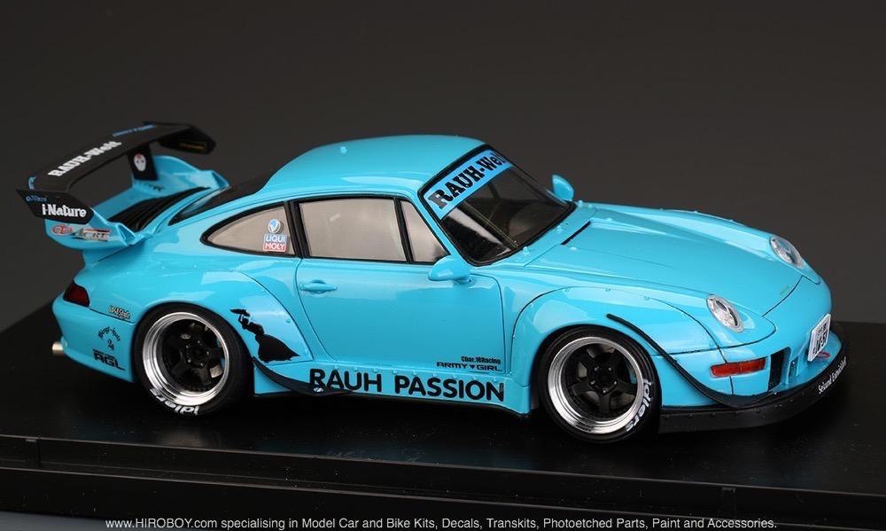 1:24 RWB Porsche 993 Widebody Kit For Ver. "Rauh Passion" (Resin+PE ...