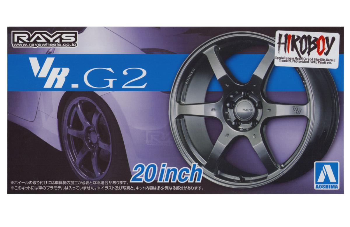 1:24 20" Rays Volk Racing VR.G2 Wheel and Tyre - Set #83 | AOS-055175 ...
