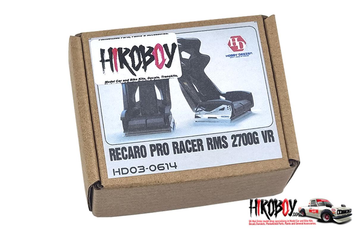 1:24 Recaro Pro Racer RMS 2700G VR Resin Sport Seats (2) | HD03-0614 ...
