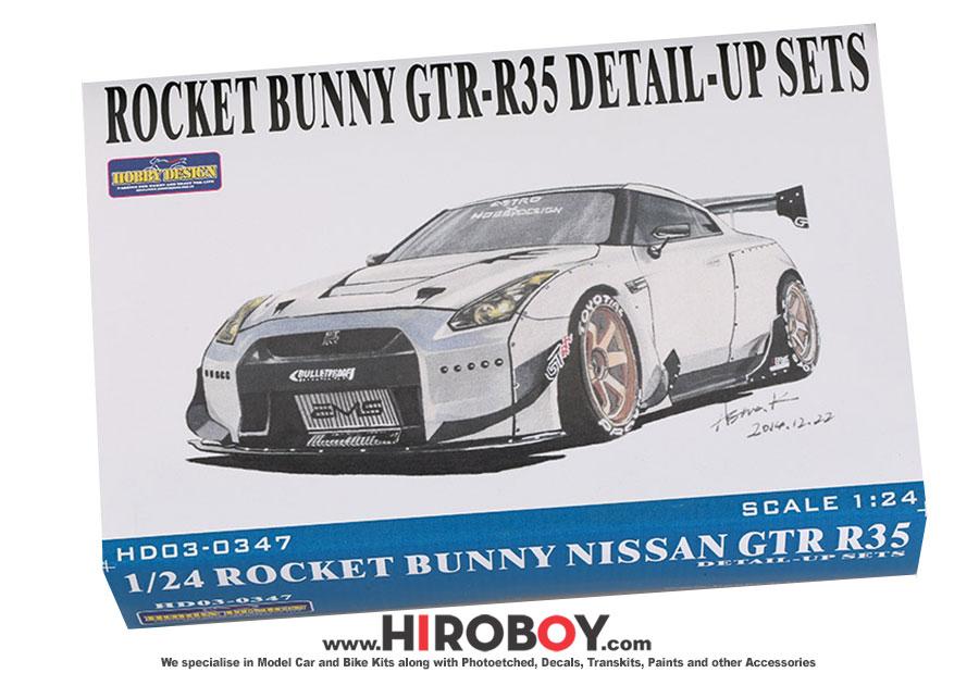 1:24 Rocket Bunny Nissan GT-R R35 Photoetched/Resin/Decals Detailing ...