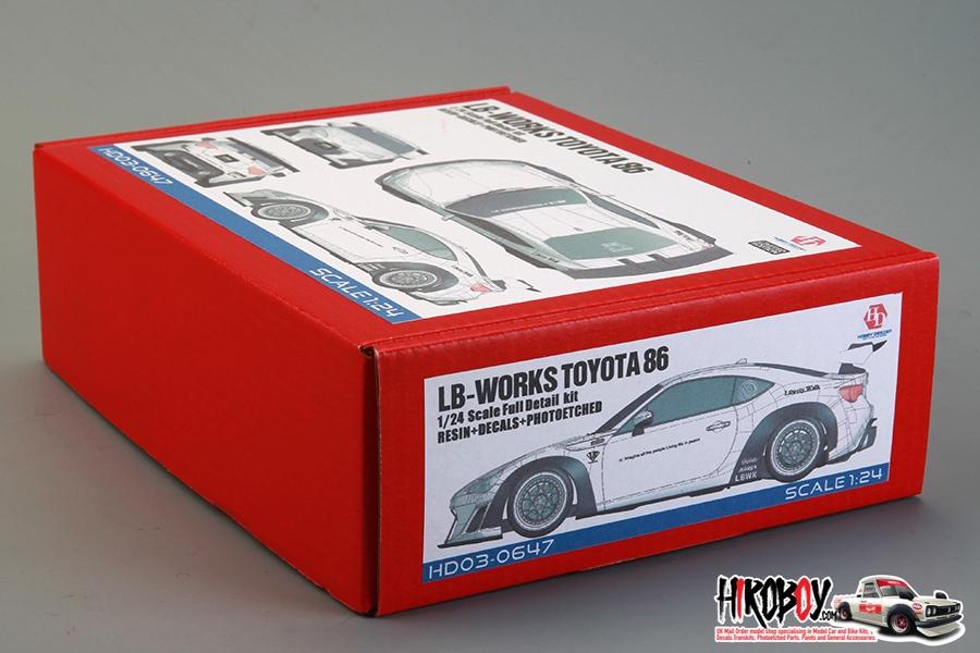 1:24 LB-WORKS Toyota 86 Full Detail Kit | HD03-0647 | Hobby Design