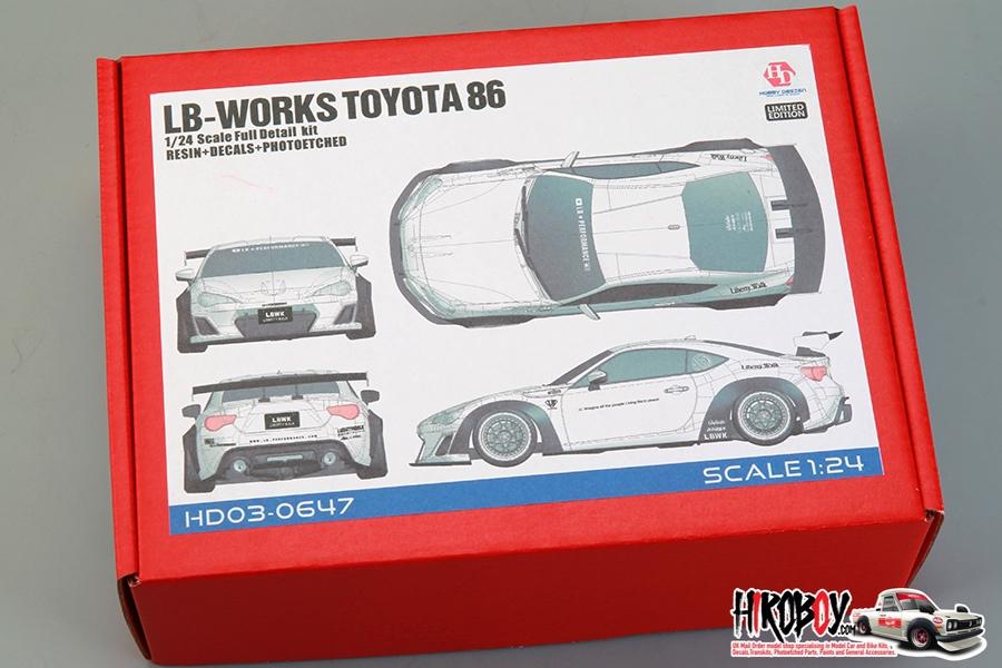 1:24 LB-WORKS Toyota 86 Full Detail Kit | HD03-0647 | Hobby Design