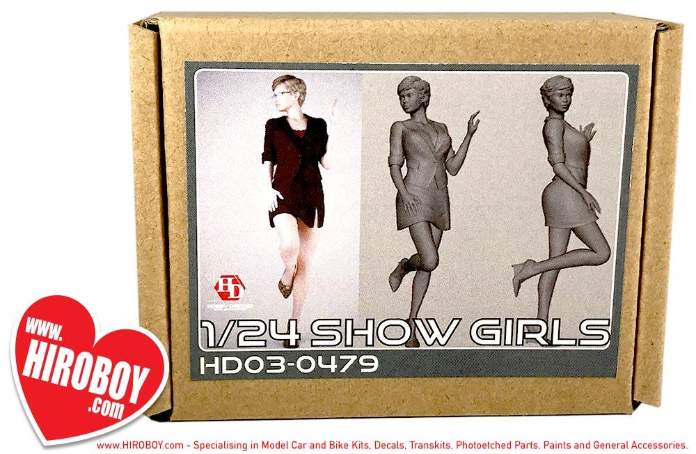 1:24 Show Girls Resin Figure | HD03-0479 | Hobby Design