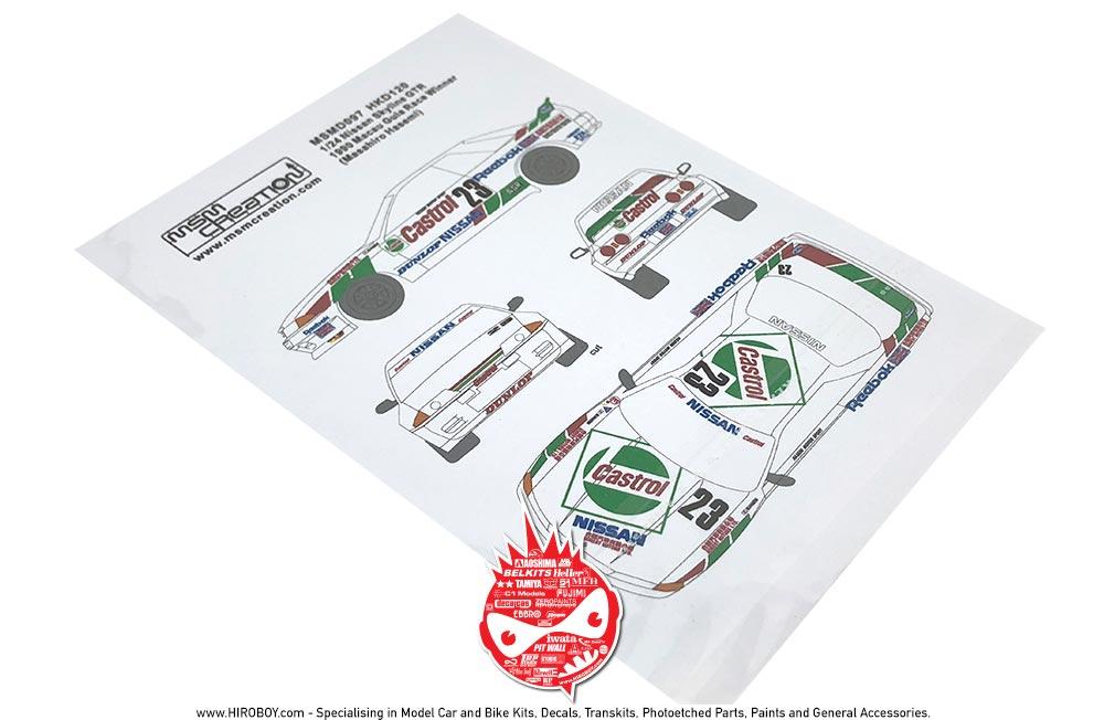 1:24 Skyline GT-R 1990 Decals (Macau Race Winner) | MSMD097 | MSM Creation
