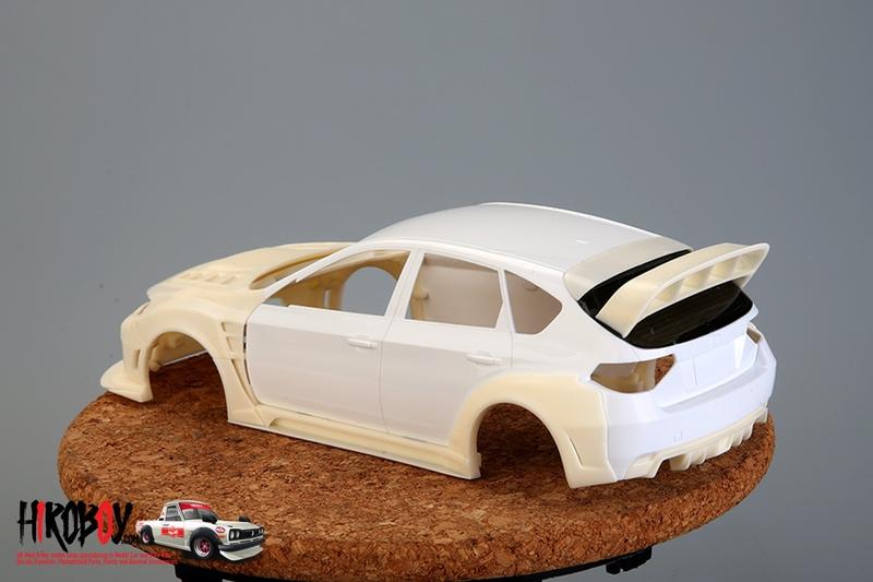 1:24 Subaru Impreza WRX STI Varis Wide Body Kit For Aoshima Impreza STI ...