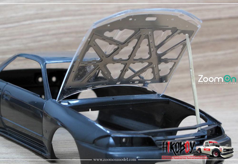 1:24 Nissan Skyline GTR R32 Hood Structure TAM24090 | ZD078 | ZoomOn