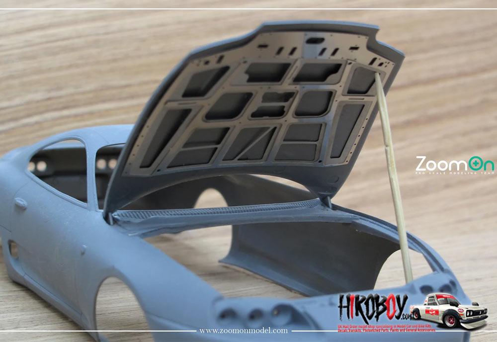 1:24 Toyota Supra(JZA80) Hood Structure TAM24123 | ZD080 | ZoomOn