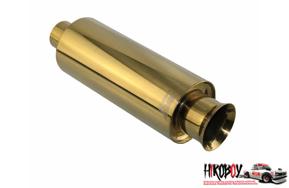 1:24 Universal Metal Exhaust (S size) (Copen,MX-5,AZ-1) - Gold | ZT023 ...