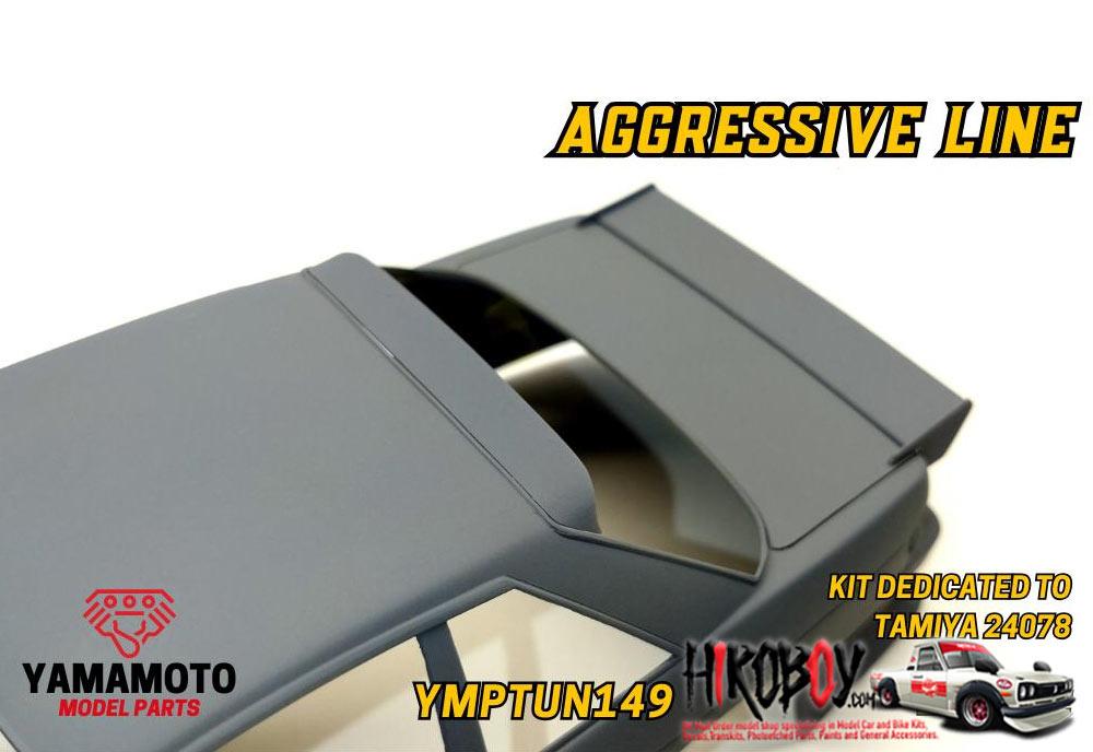 1:24 Aggressive Line Body Kit for Silva S13 (Tamiya 24078) | YMPTUN149 ...