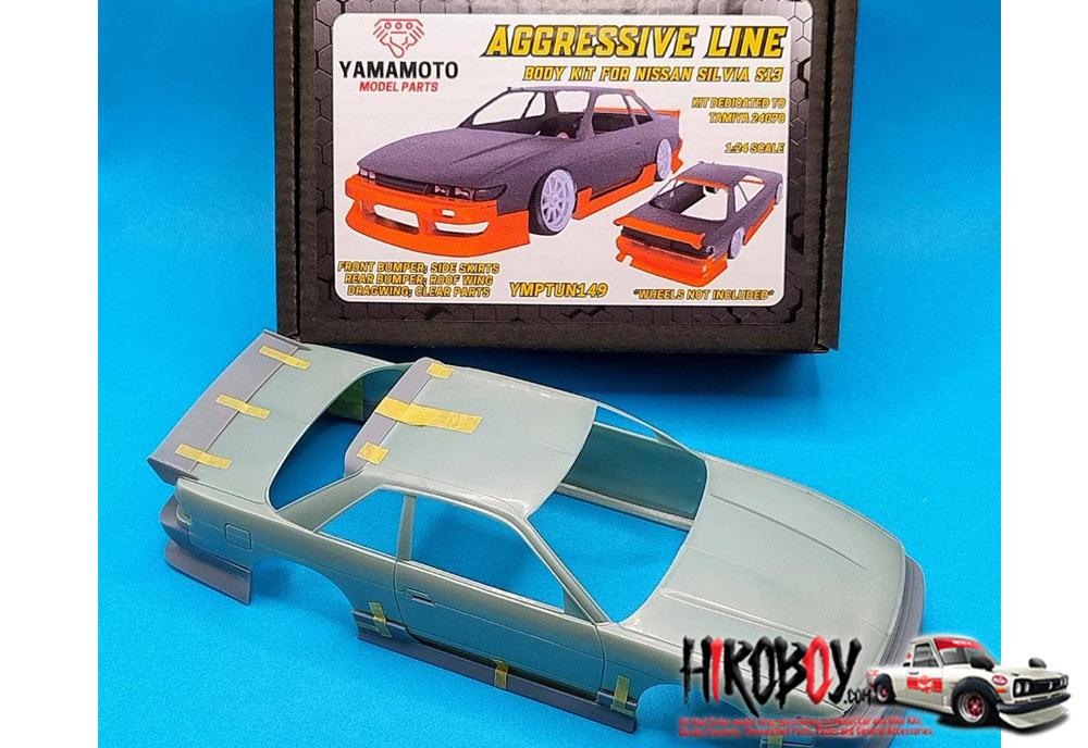 1:24 Aggressive Line Body Kit for Silva S13 (Tamiya 24078) | YMPTUN149 ...