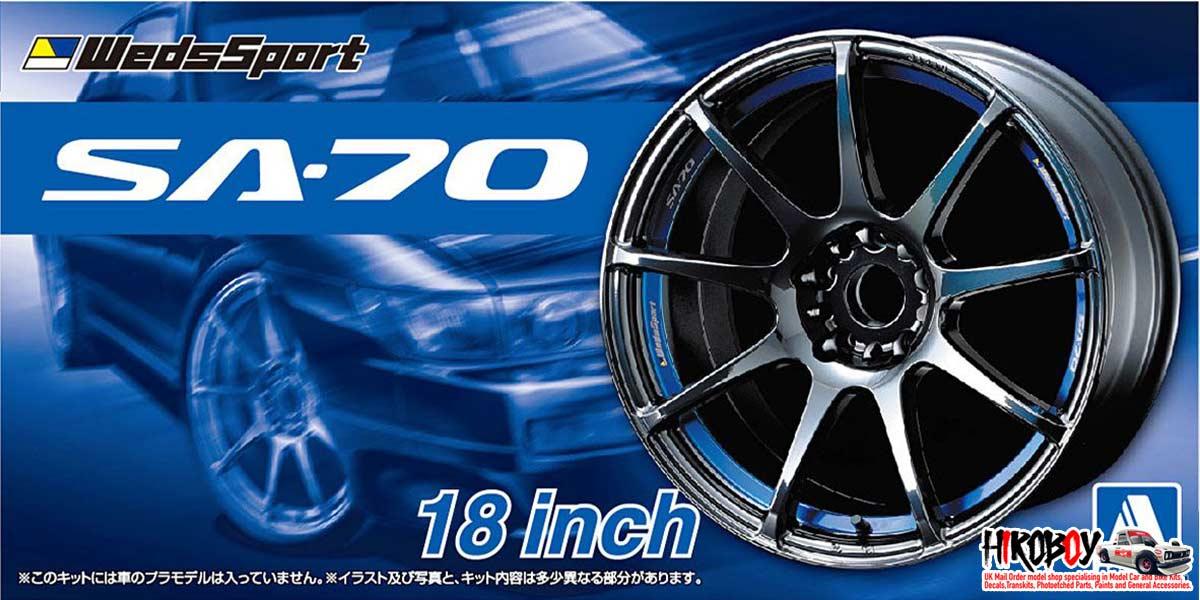 1:24 Wedsports SA-70 Wheels and Tyres | AOS-054635 | Aoshima