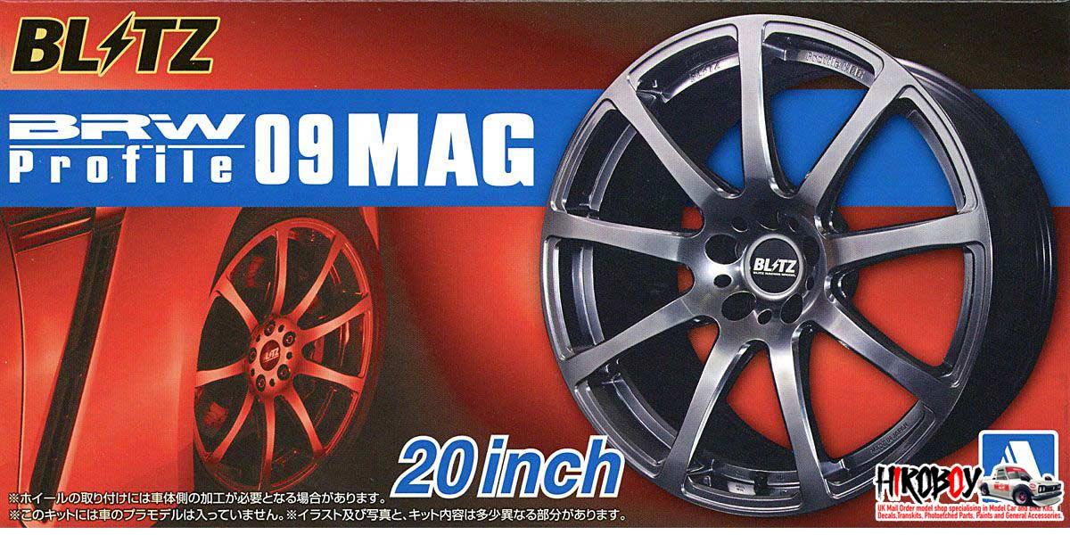 1:24 20" Blitz BRW Profile 09 Mag Wheels and Tyres #84 | AOS-055182 ...
