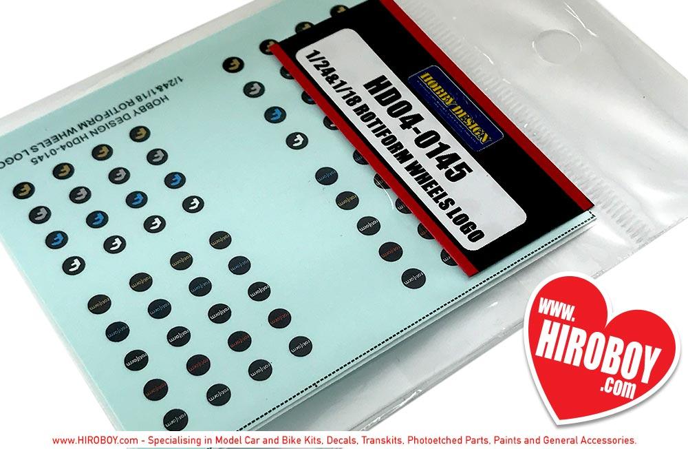 1:24 /1:18 Rotiform Wheel Logo Decal Set | HD04-0145 | Hobby Design