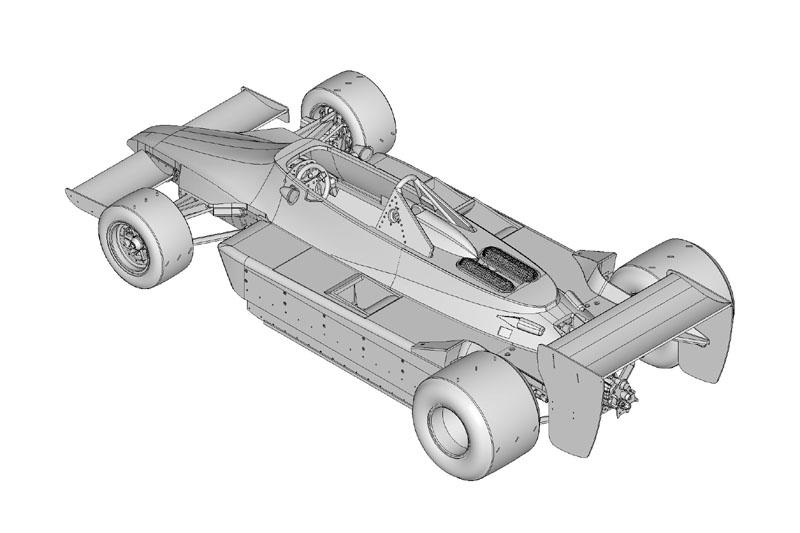1:43 Lotus 79 ver.A Multi-Media Model Kit | MFH K351 | Model Factory Hiro