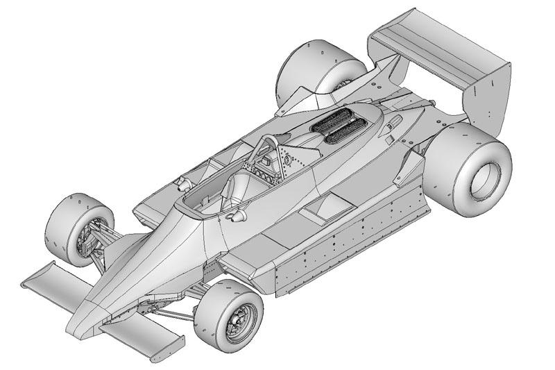 1:43 Lotus 79 ver.A Multi-Media Model Kit | MFH K351 | Model Factory Hiro