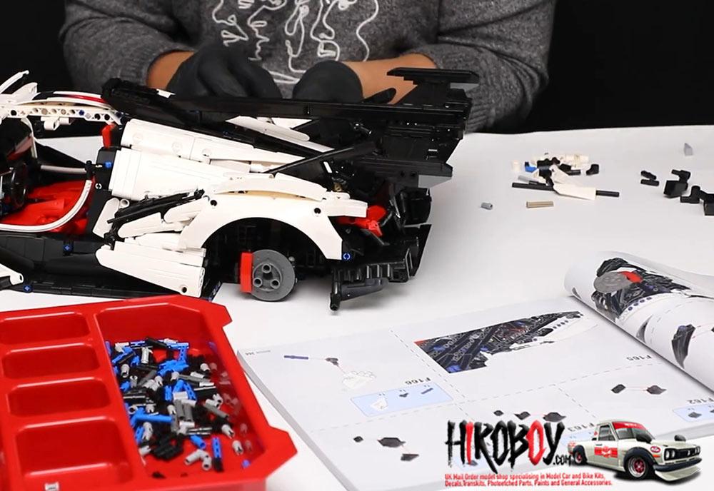 1:8 BYD Yangwang U9 Electric Super Coupé - 3671 pcs Bricks Kit ...